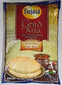 Sujata Gold Atta 10Lb - Shresta Indian Grocery